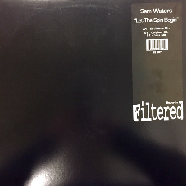 Sam Waters – Let The Spin Begin [FILTERED RECORDS] – AVG RECORD STORE