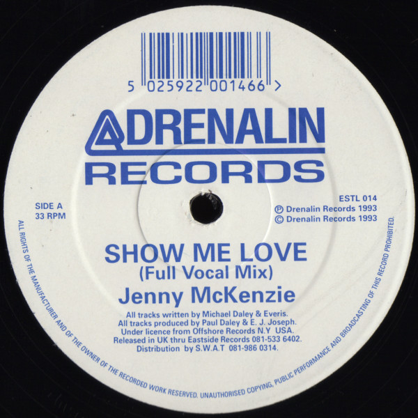 Jenny McKenzie – Show Me Love – AVG RECORD STORE