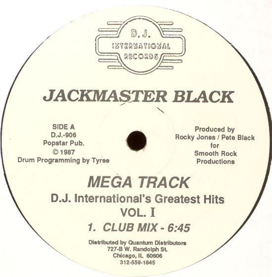 Jackmaster Black – Mega Track (DJ International’s Greatest Hits Vol. I ...
